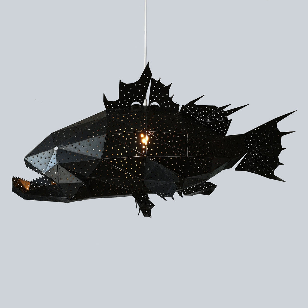 Nautical Hanging Fish Light - Unleash Deep Sea Allure